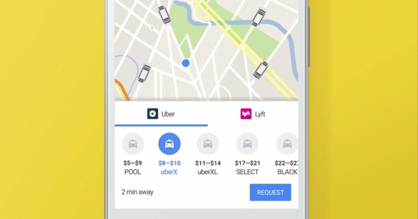Google Maps tích hợp gọi xe Uber ngay bên trong app | Tạp chí Giao ...