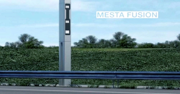 Tháp pháo "radar" giúp kiểm soát tốc độ của các phương tiện lưu thông ...