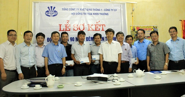 CIENCO1 trao 495 triệu thướng tiến độ tại dự án cầu Đông Trù | Tạp chí ...