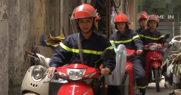 Công an Hà Nội cải tiến xe Wave để chữa cháy | Tạp chí Giao thông vận tải